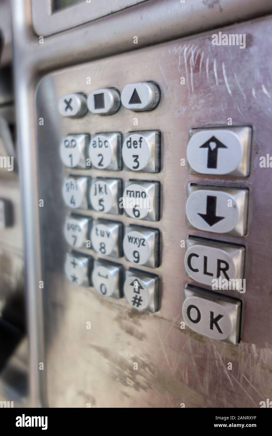 Phone telephone keypad numbers hi-res stock photography and images - Alamy