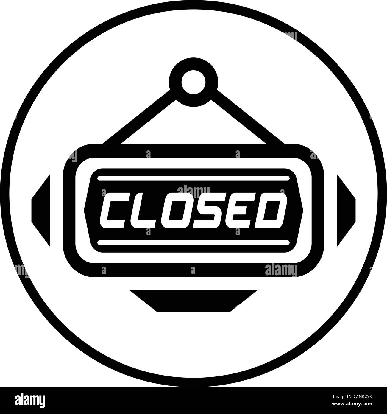 Well organized and fully editable Closed sign, store closed icon for ...