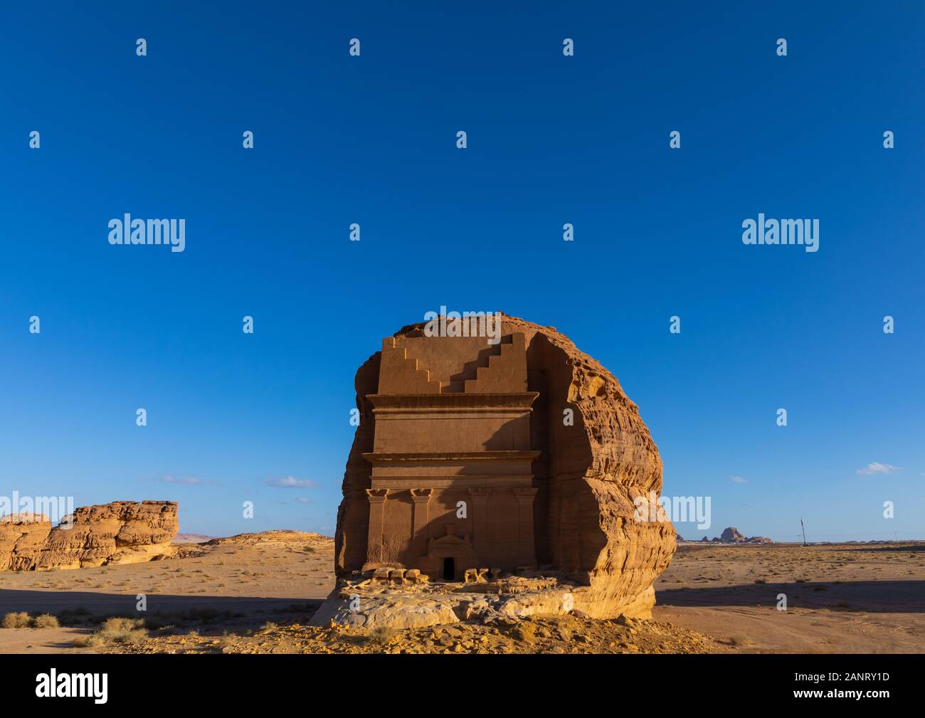 Qasr al-Farid tomb of Lihyan son of Kuza in Madain Saleh, Al Madinah ...