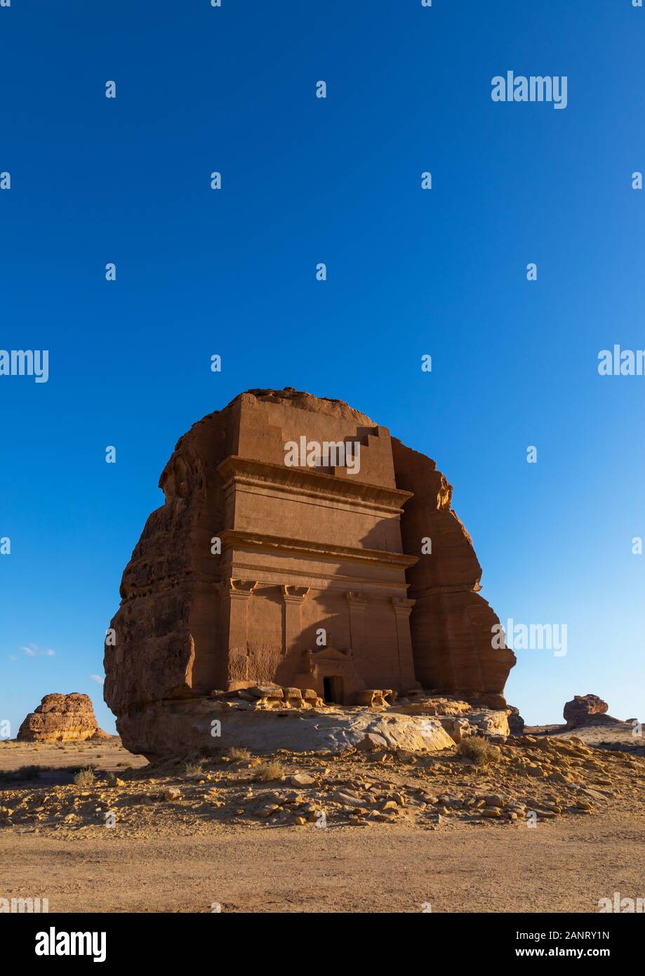 Qasr al-Farid tomb of Lihyan son of Kuza in Madain Saleh, Al Madinah ...