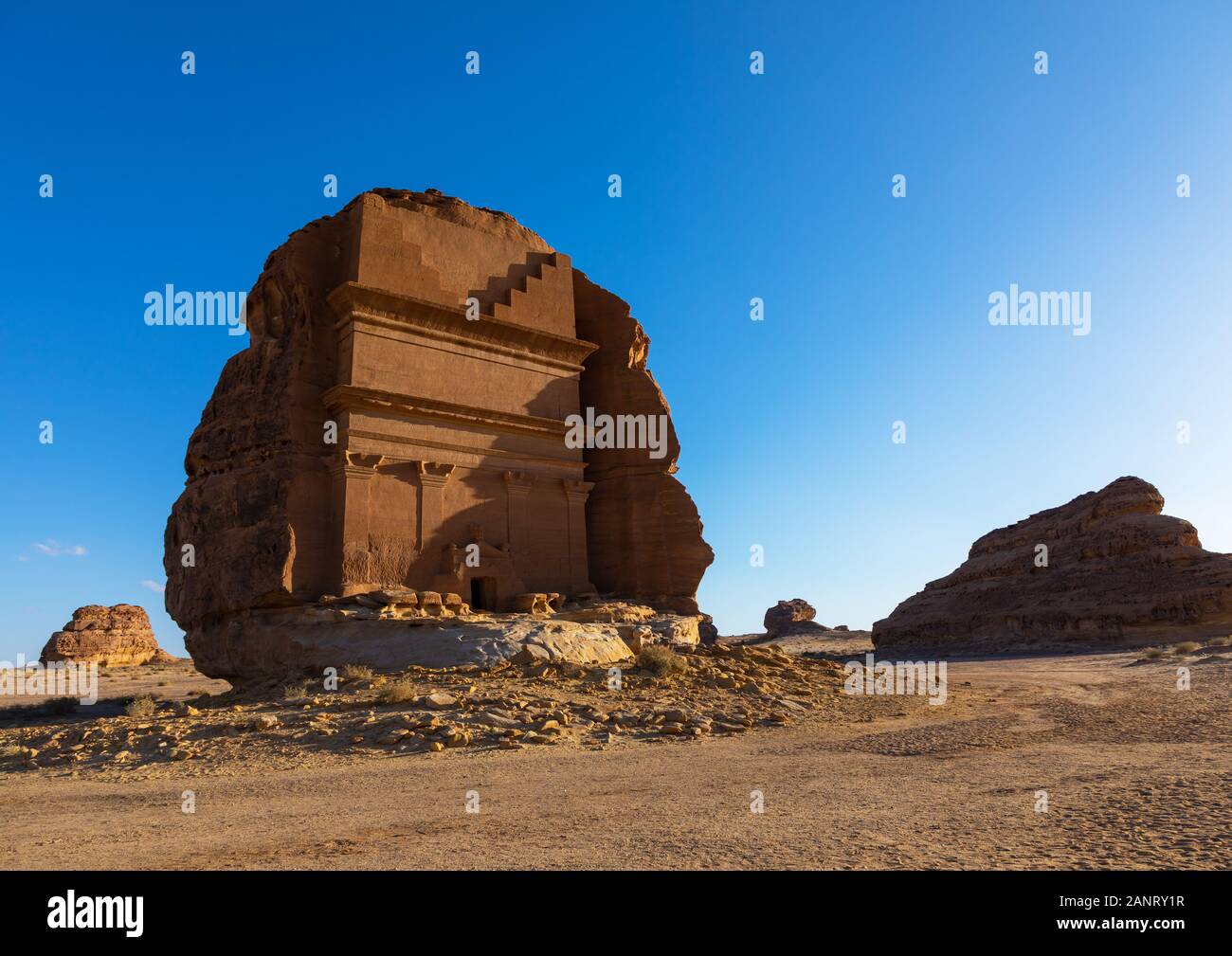 Qasr al-Farid tomb of Lihyan son of Kuza in Madain Saleh, Al Madinah ...
