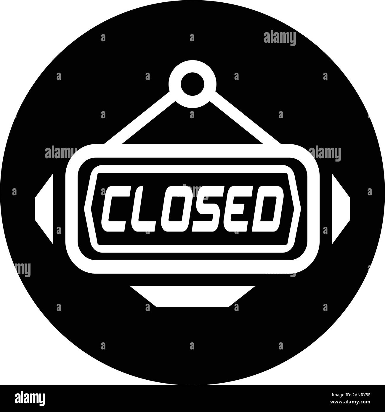 Well organized and fully editable Closed sign, store closed icon for ...