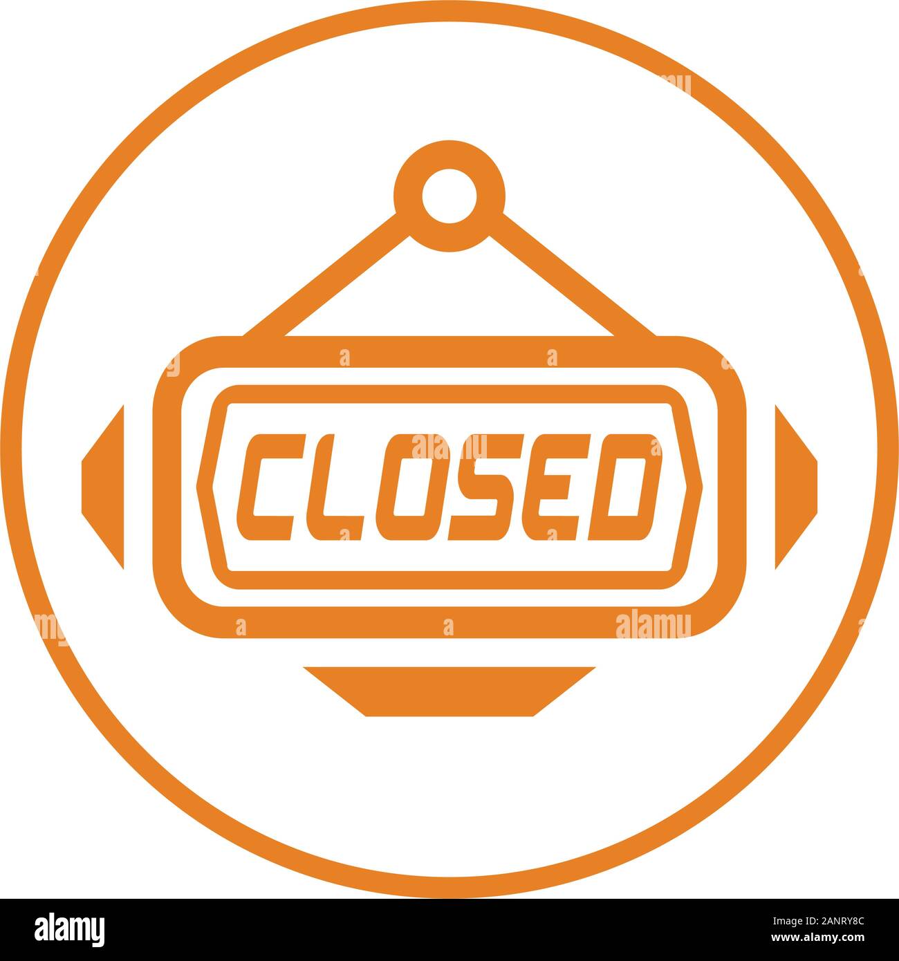Well organized and fully editable Closed sign, store closed icon for ...