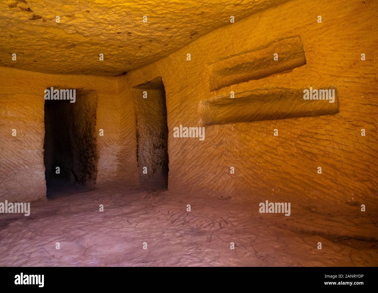 Inside the madain saleh saudi arabia hi-res stock photography and ...