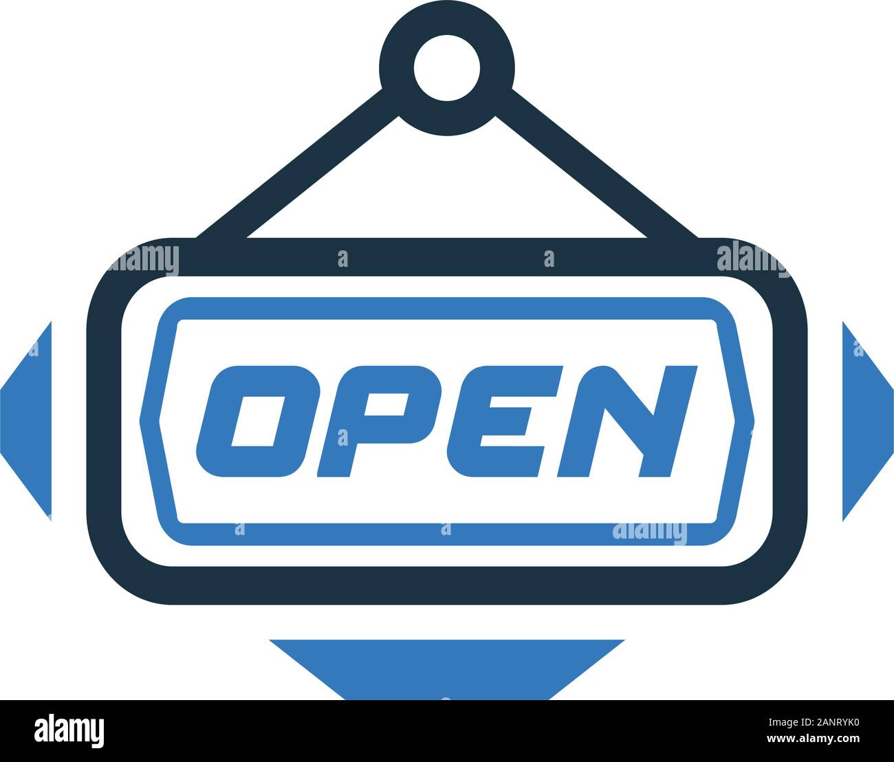 Well organized and fully editable Open sign, shop, store opened icon ...