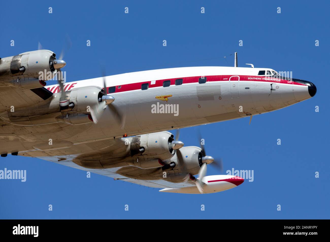 Lockheed C-121C Super Constellation vintage airliner aircraft VH-EAG ...
