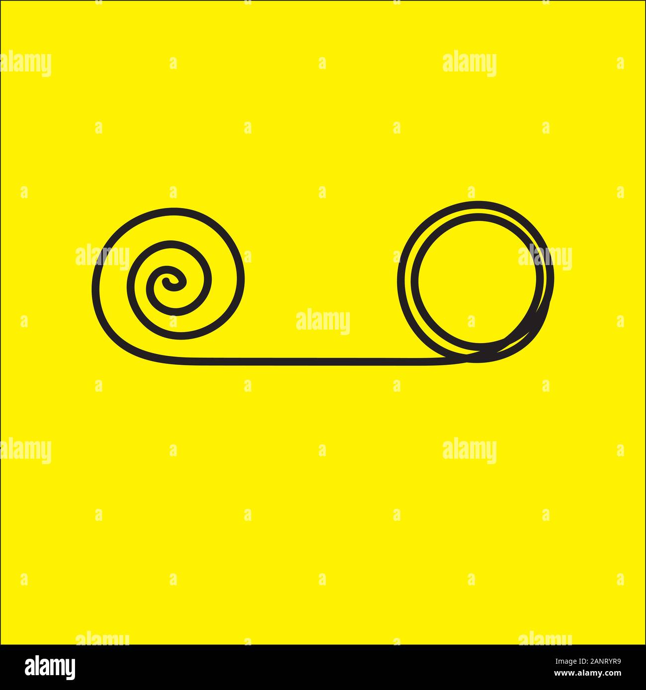 Psychotherapy abstract symbol, tangle and untangle knot, change icon ...