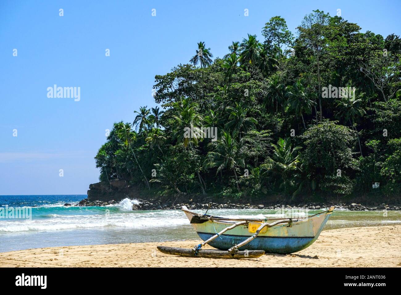 Talalla Beach in Sri Lanka Stock Photo - Alamy