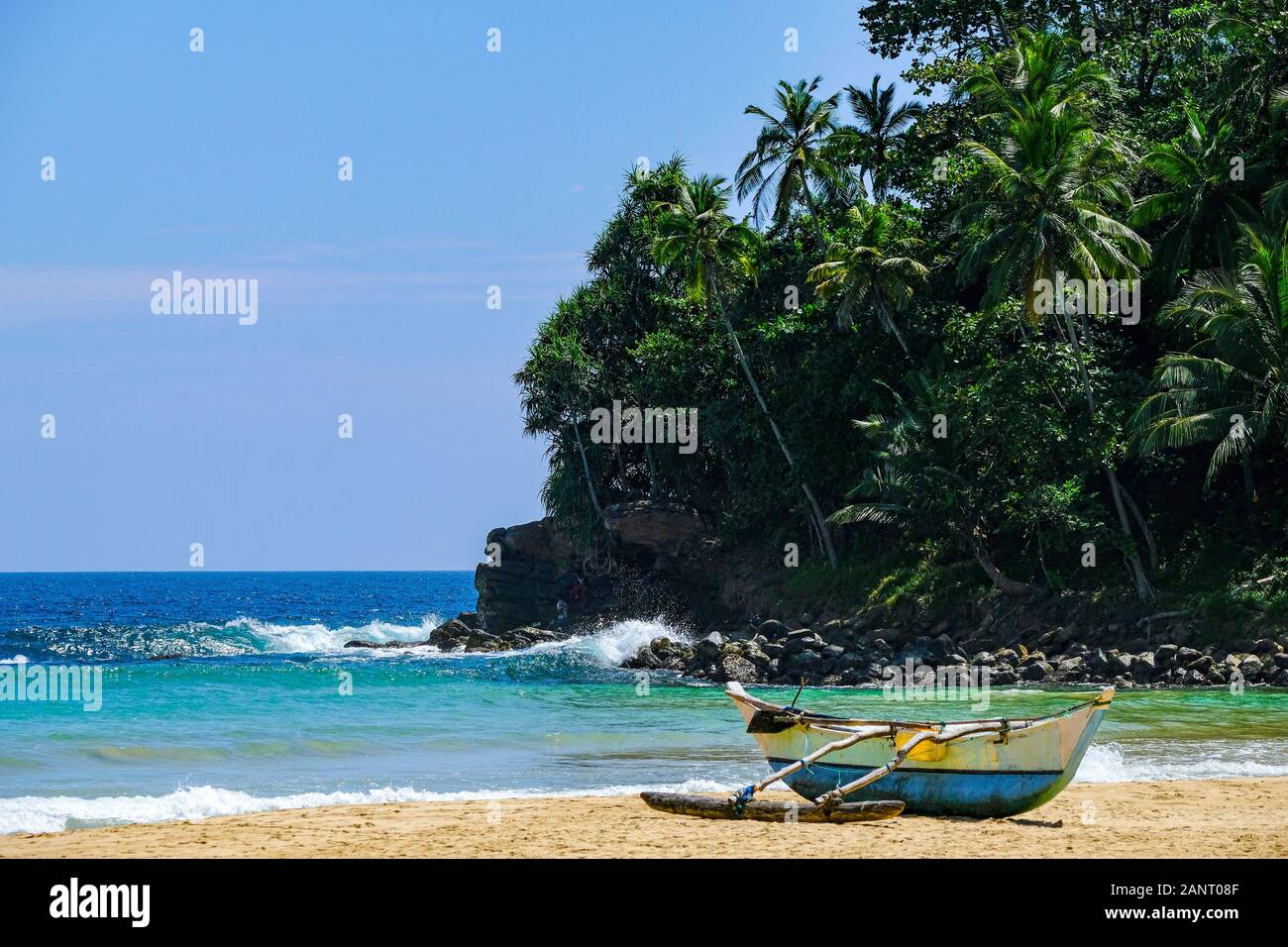 Talalla Beach in Sri Lanka Stock Photo - Alamy