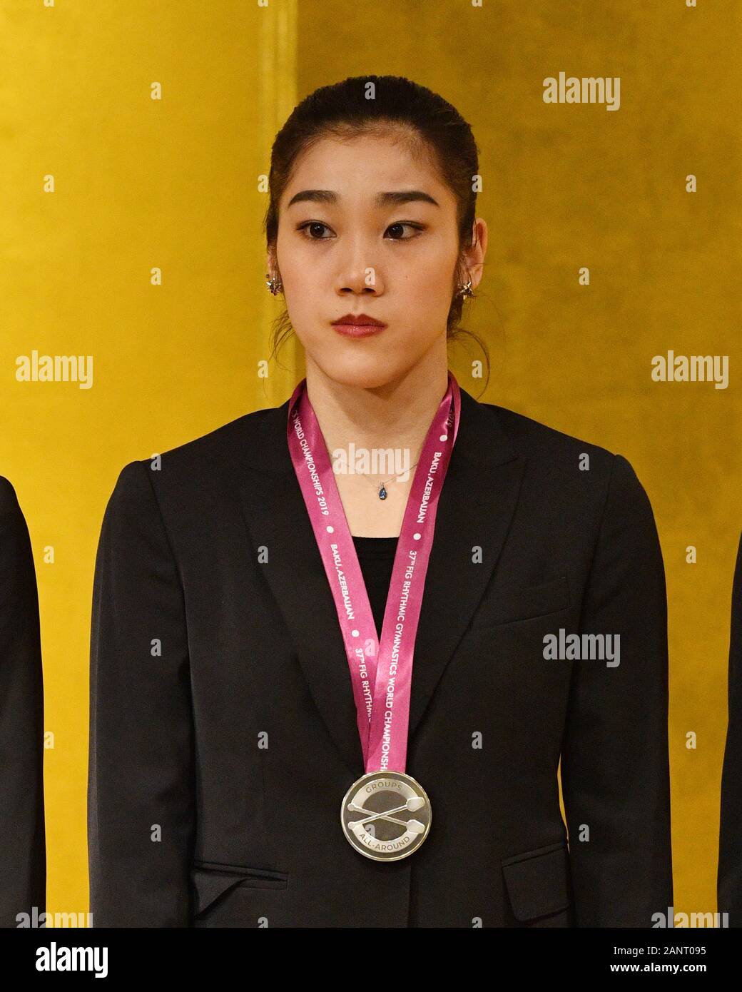 Tokyo, Japan. Credit: MATSUO. 18th Jan, 2020. 松原梨恵/Rie Matsubara (JPN) Gymnastics : Japan ...