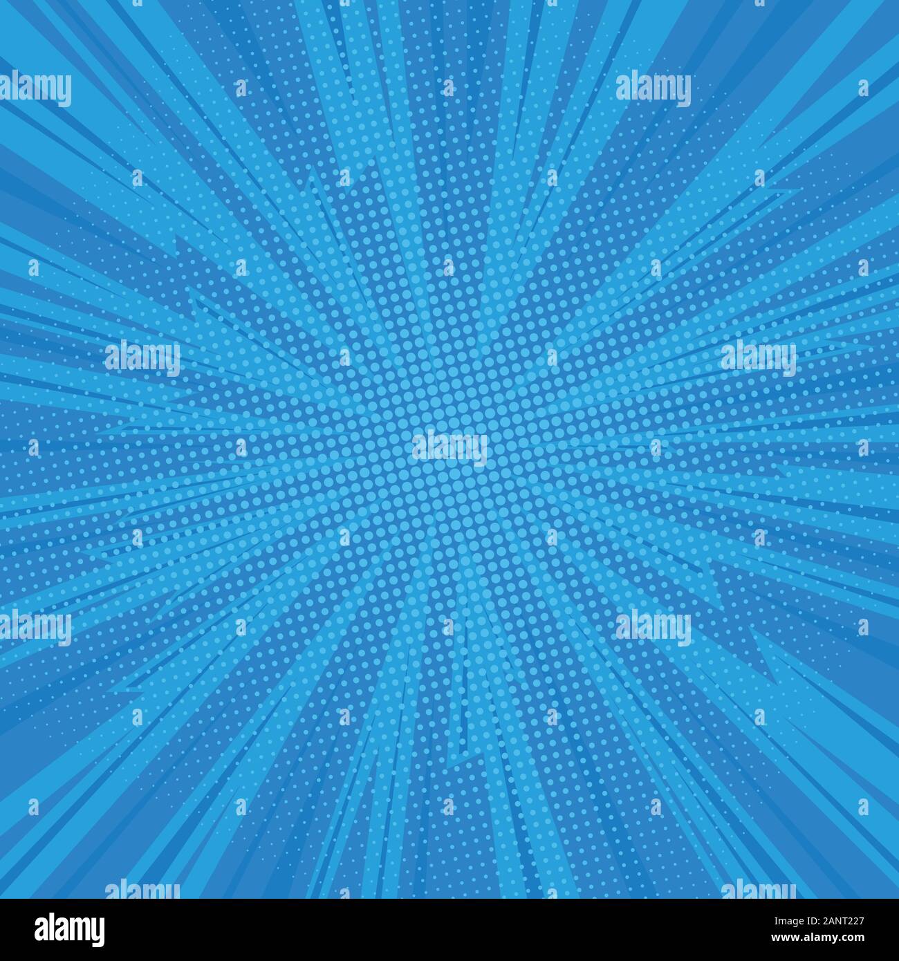 Pop art comic background lightning blast halftone dots. Cartoon Vector ...