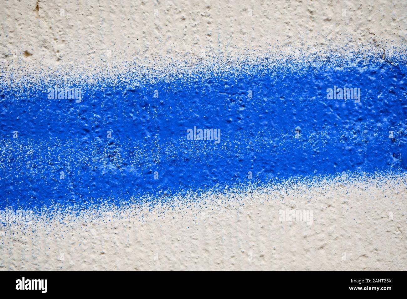 white plaster with blue line wall background texture Stock Photo - Alamy
