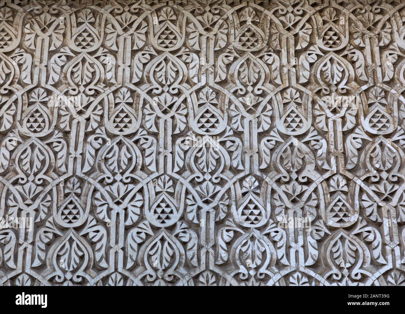 Gypsum decoration of the external walls of a house, Mecca province ...