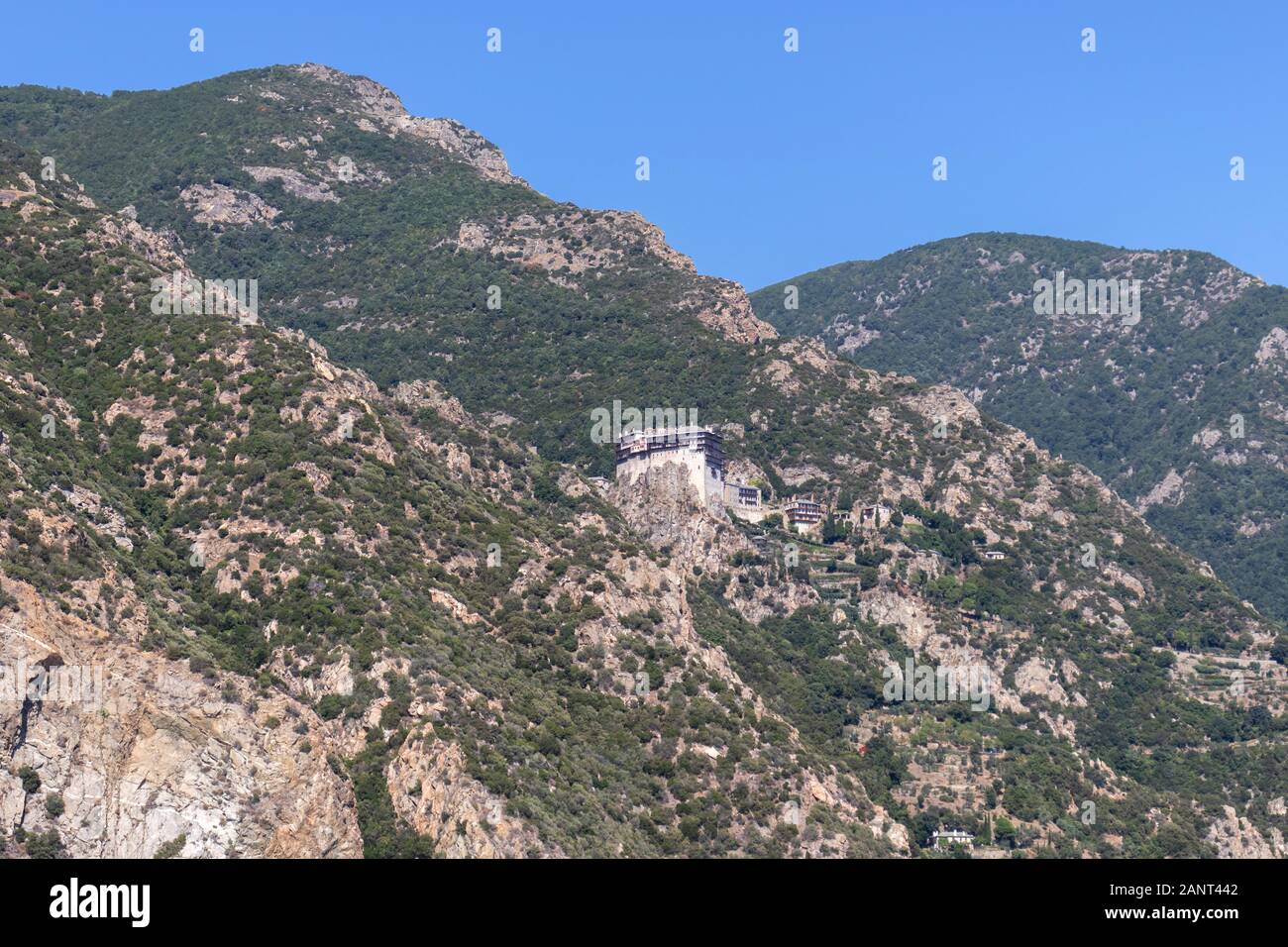 Landscape of Mount Athos in Autonomous Monastic State of the Holy ...