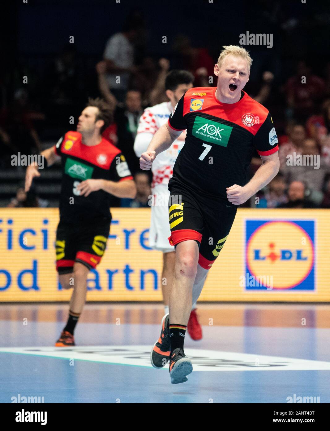 Wien, Austria. 18th Jan, 2020. Handball: European Championship, main ...