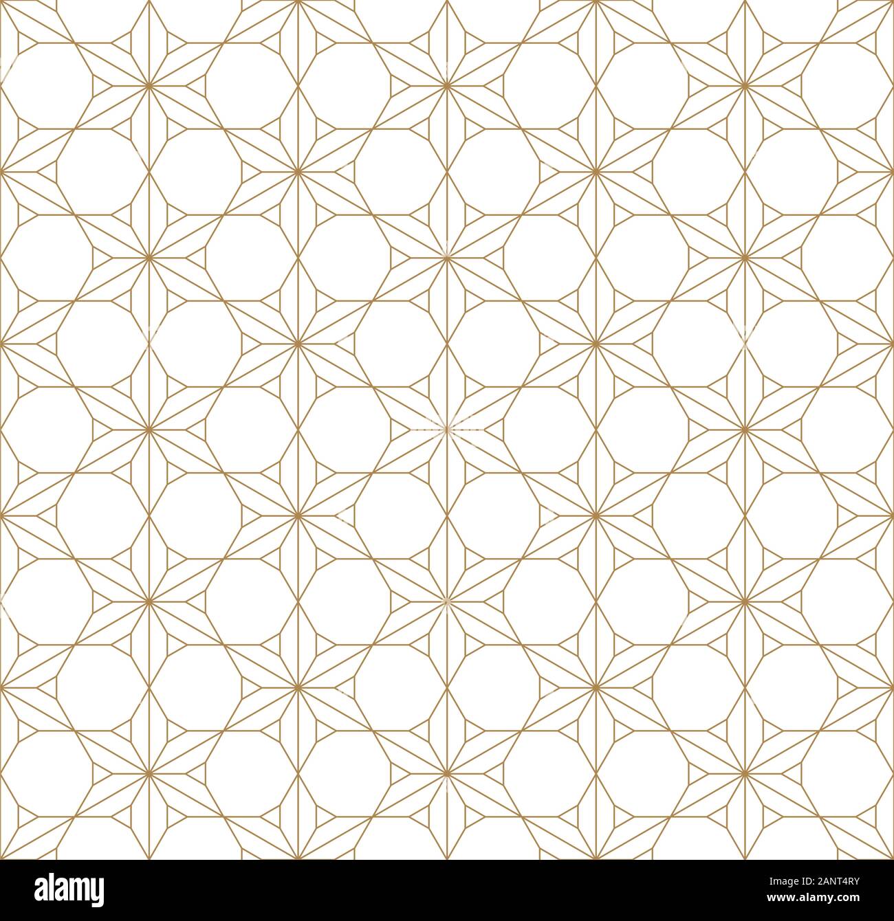 Seamless geometric pattern based on Japanese woodwork style Kumiko ...