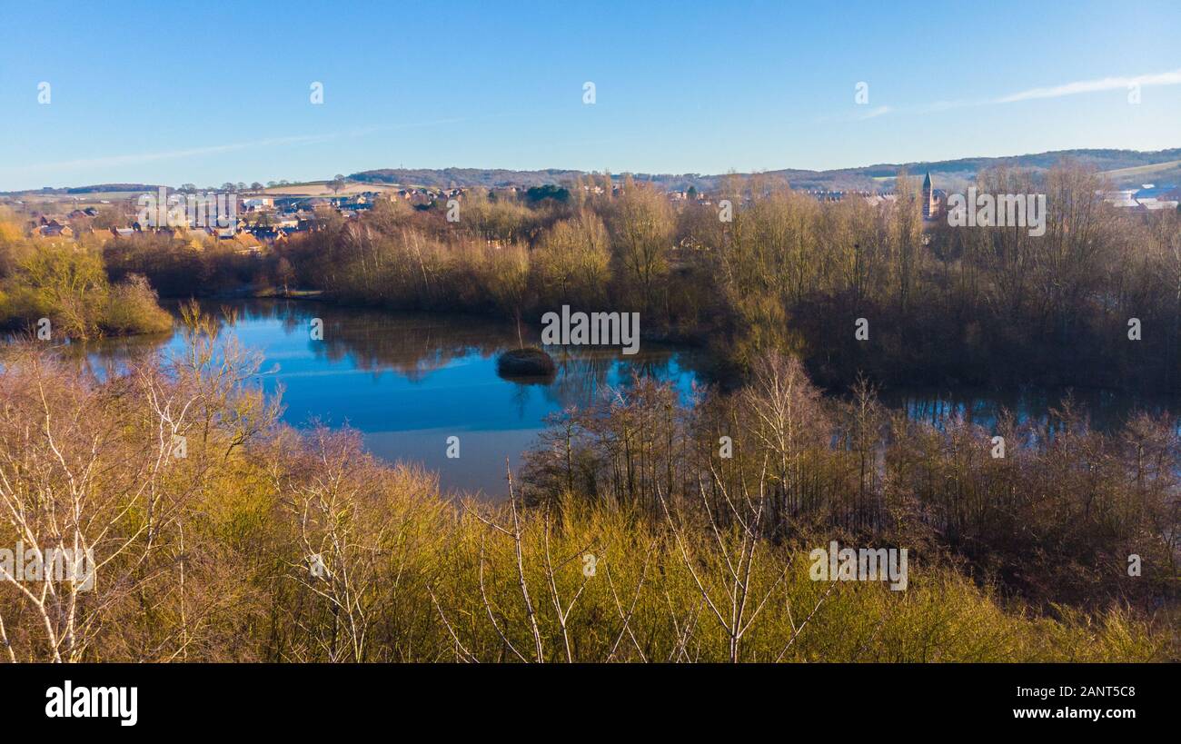 Nottinghamshire aerial hi-res stock photography and images - Alamy