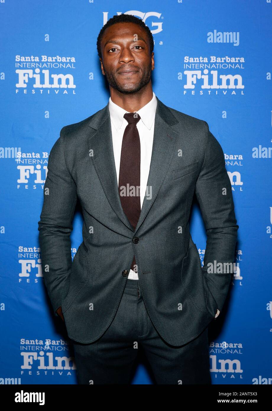 Santa Barbara, CA - Jan 18, 2020: Aldis Hodge attends the 35th Annual ...