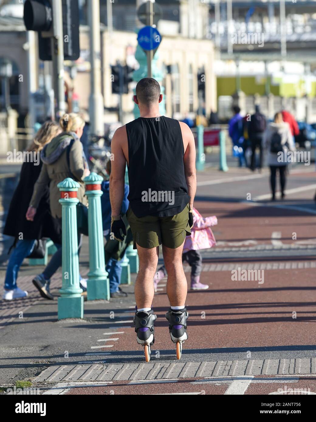 Roller blader hi-res stock photography and images - Alamy