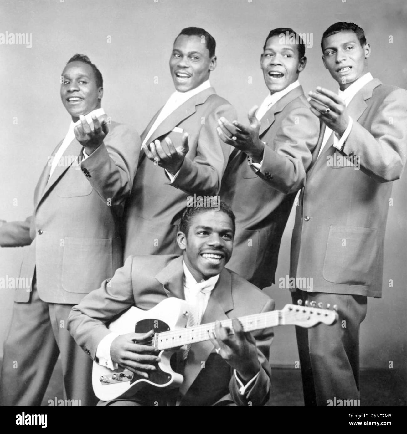 THE SPANIELS Promotional photo of American R&B group about 1954 Stock ...