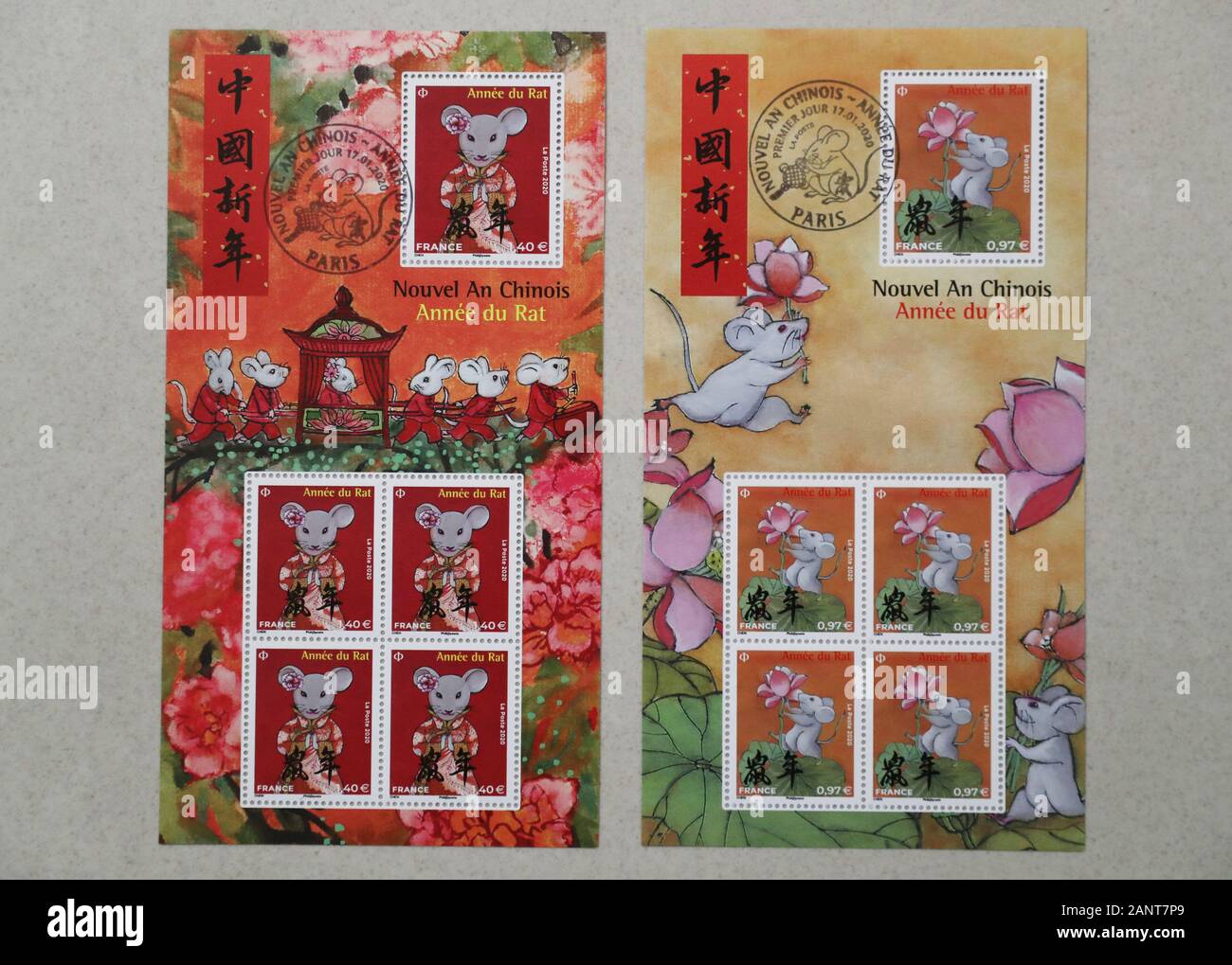 Paris, France. 19th Jan, 2020. Photo taken on Jan. 19, 2020 shows the ...