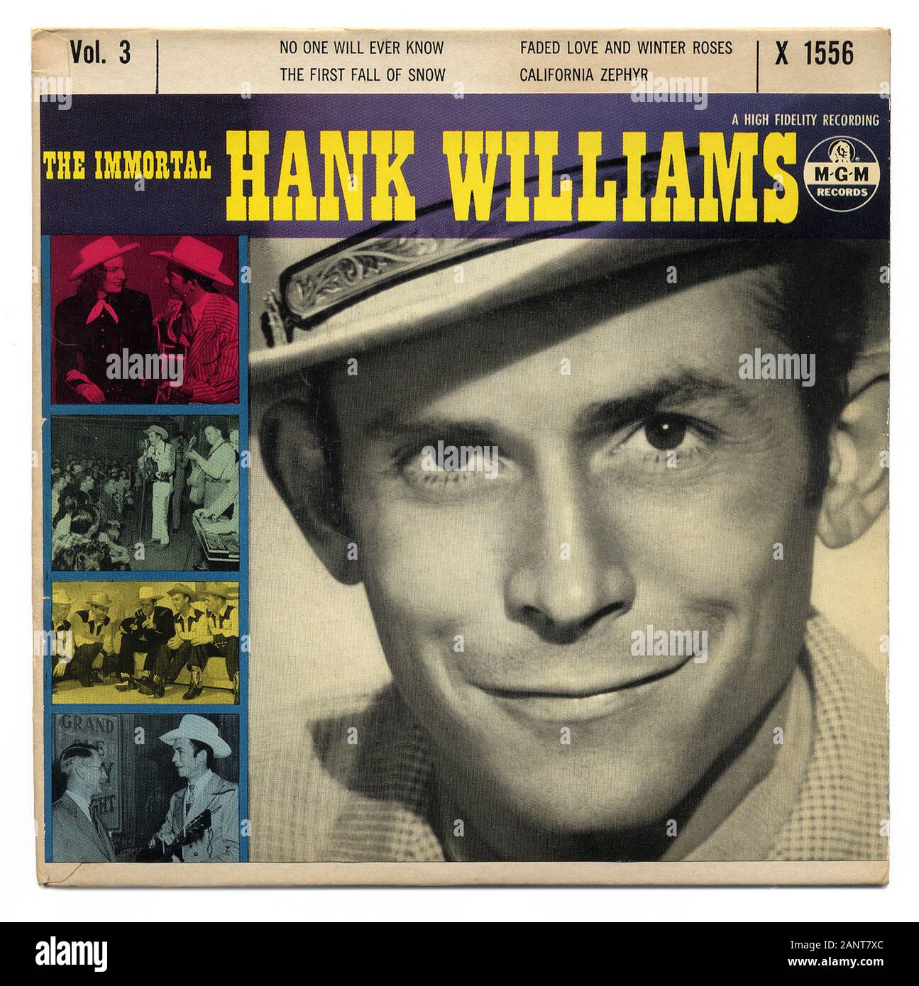 Vol. 3 - The Immortal Hank Williams - Classic vintage vinyl album Stock ...