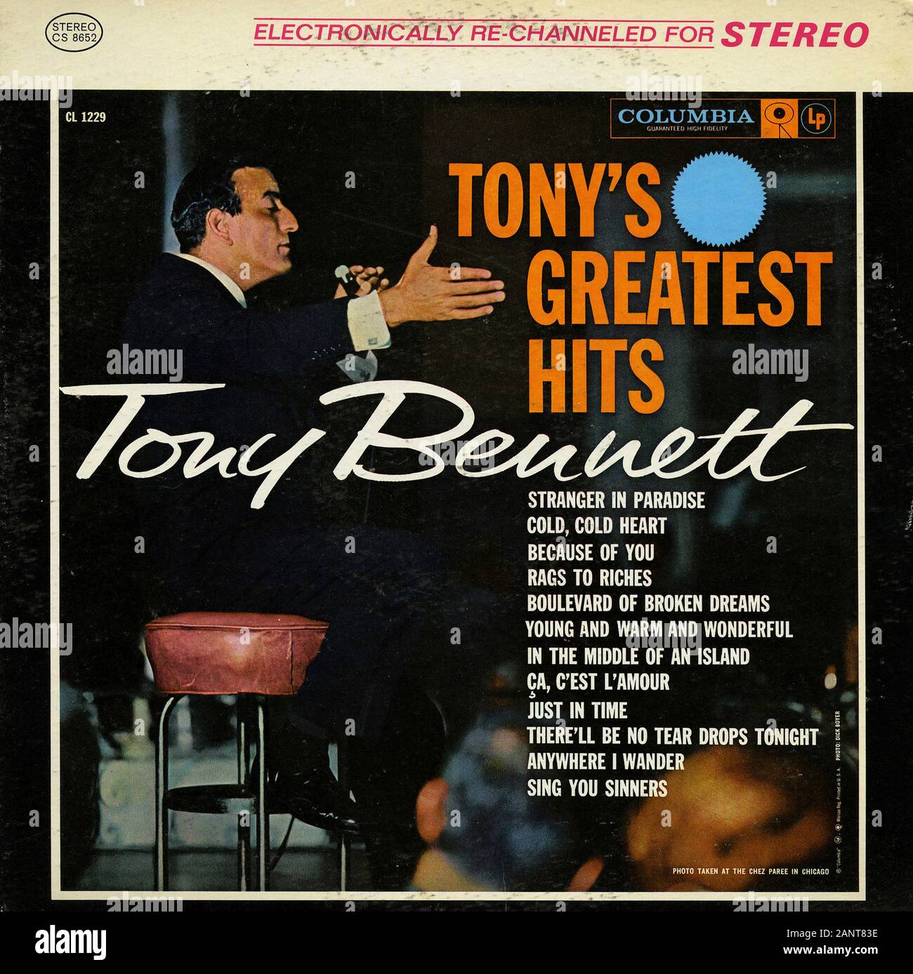Tony's Greatest Hits - Classic vintage vinyl album Stock Photo - Alamy