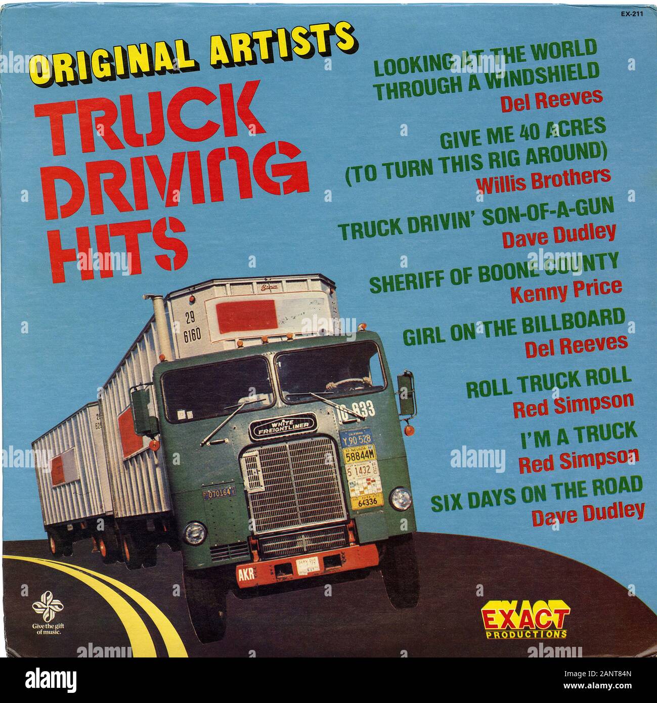 Truck Driving Hits - Classic vintage vinyl album Stock Photo - Alamy