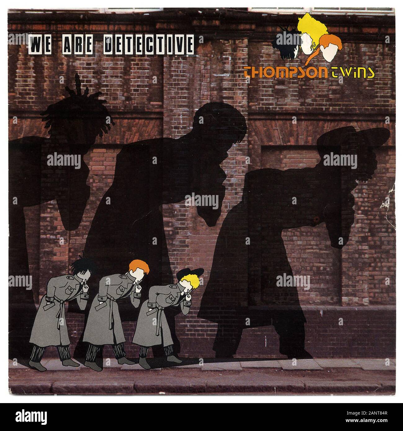 Thompson Twins - We Are Detective - Classic vintage vinyl album Stock ...