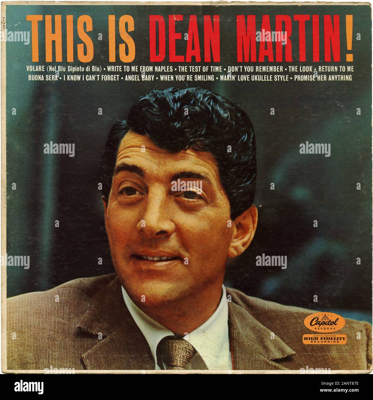 This Is Dean Martin! - Classic vintage vinyl album Stock Photo - Alamy