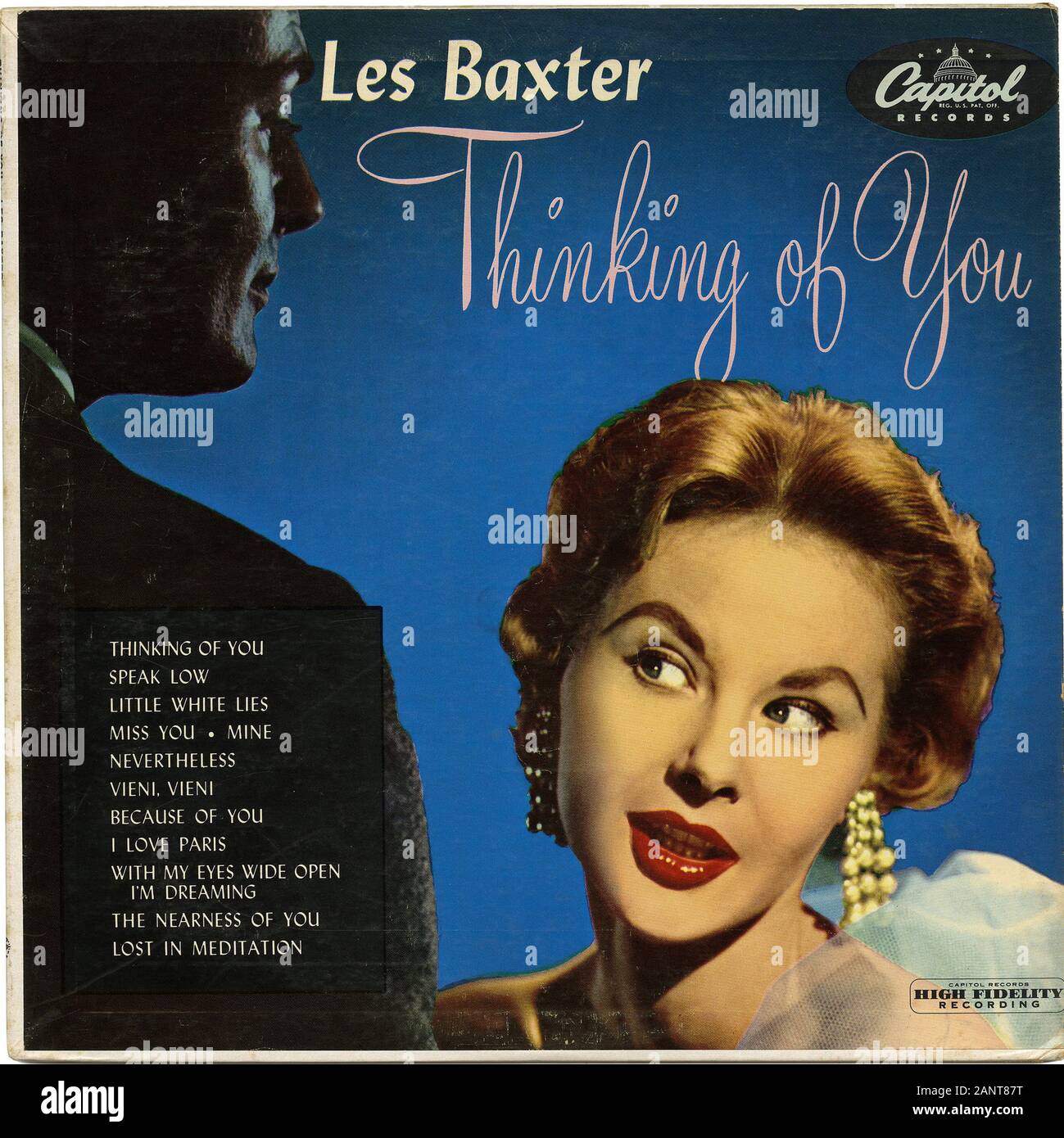 Thinking Of You - Classic vintage vinyl album Stock Photo - Alamy