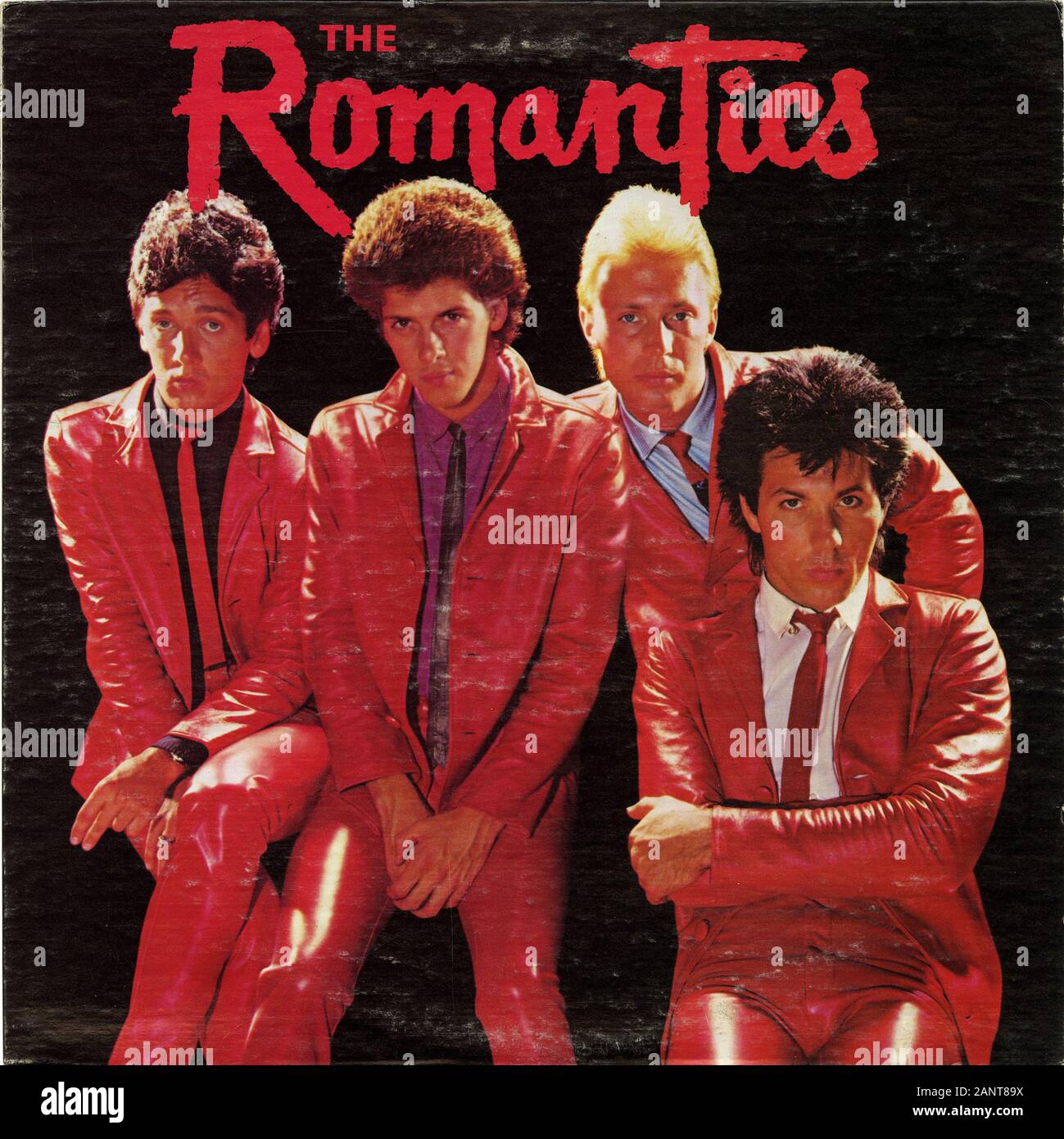 The Romantics - Classic vintage vinyl album Stock Photo - Alamy