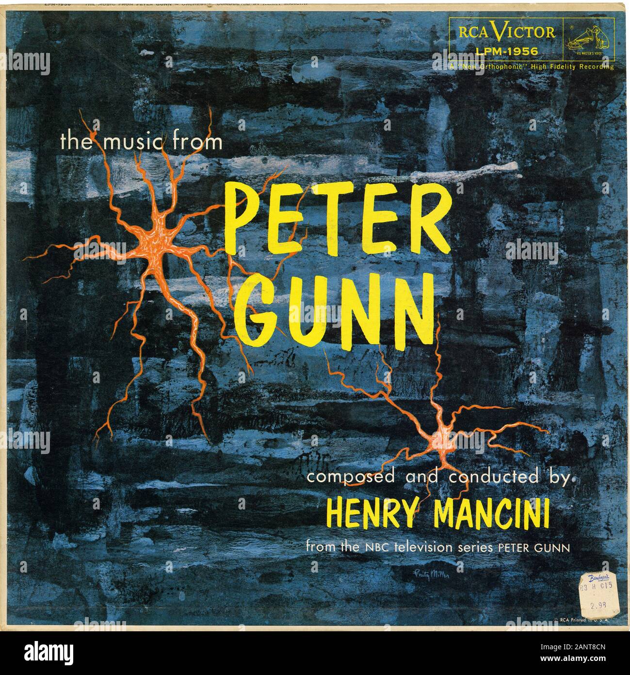The Music From Peter Gunn - Classic vintage vinyl album Stock Photo - Alamy