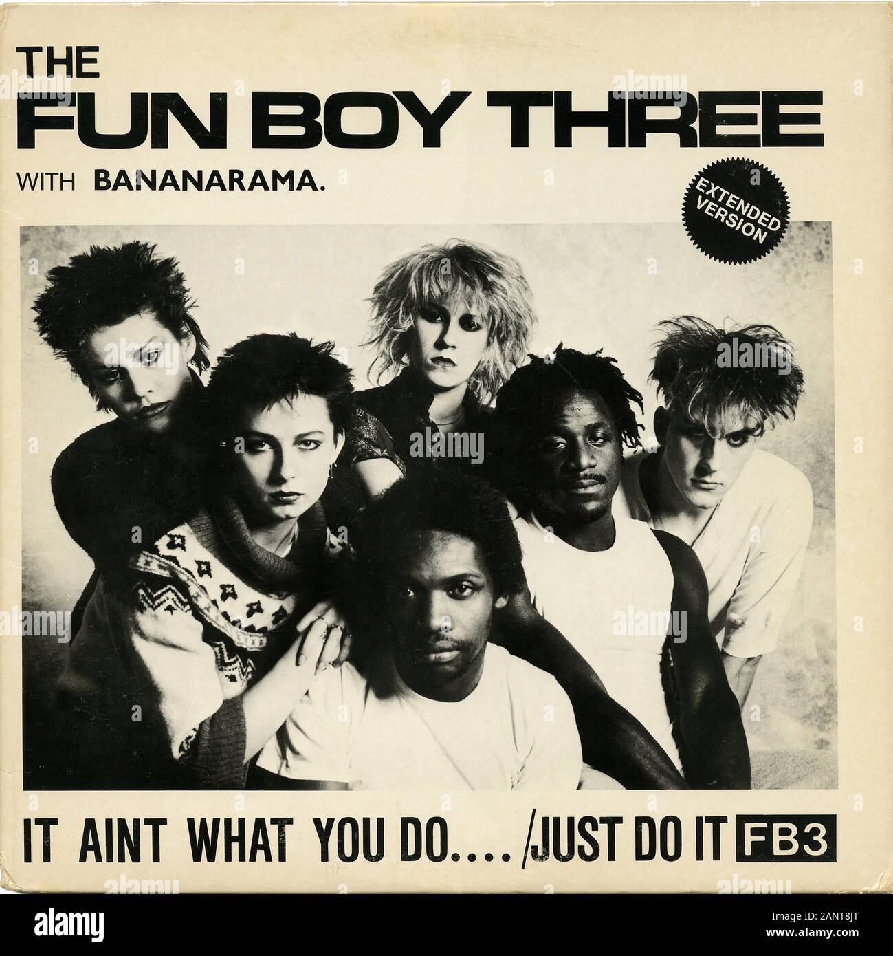 The Fun Boy Three - Classic vintage vinyl album Stock Photo - Alamy