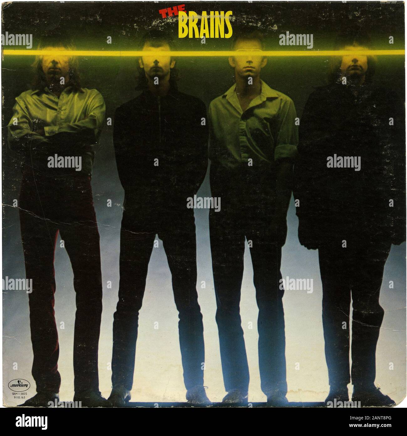 The Brains - Classic vintage vinyl album Stock Photo - Alamy