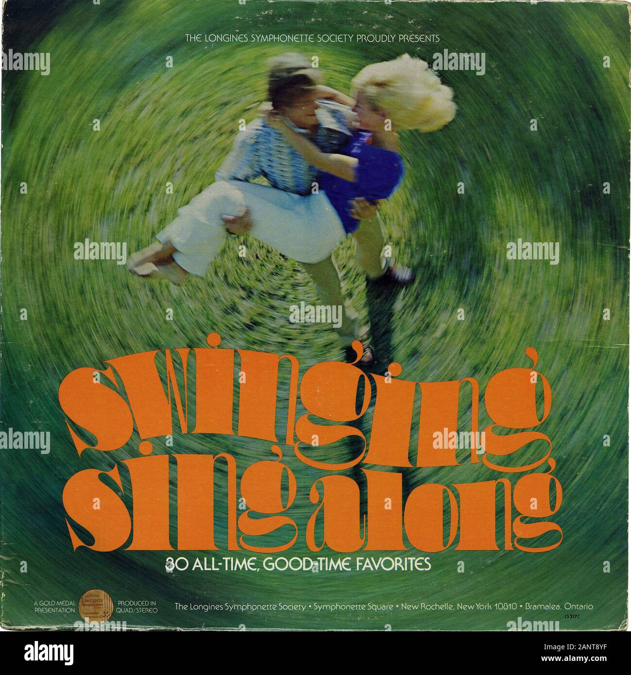 Swinging Sing Along - Classic vintage vinyl album Stock Photo - Alamy