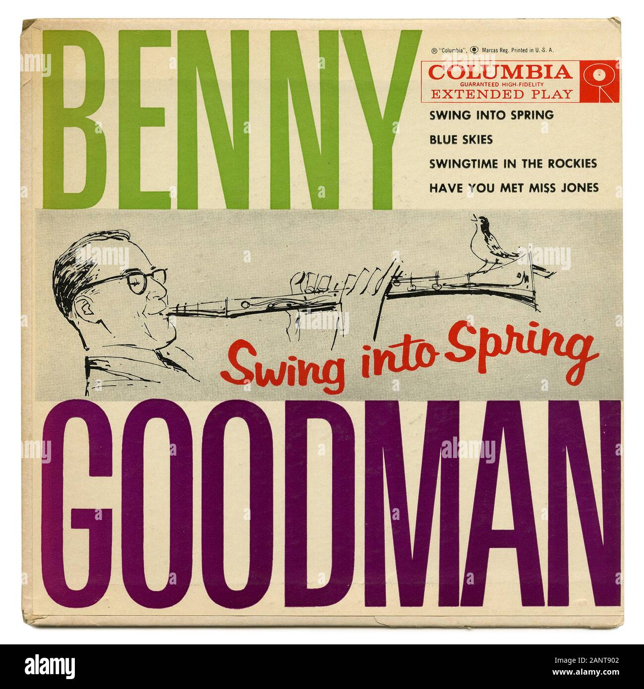 Swing Into Spring - Classic vintage vinyl album Stock Photo - Alamy