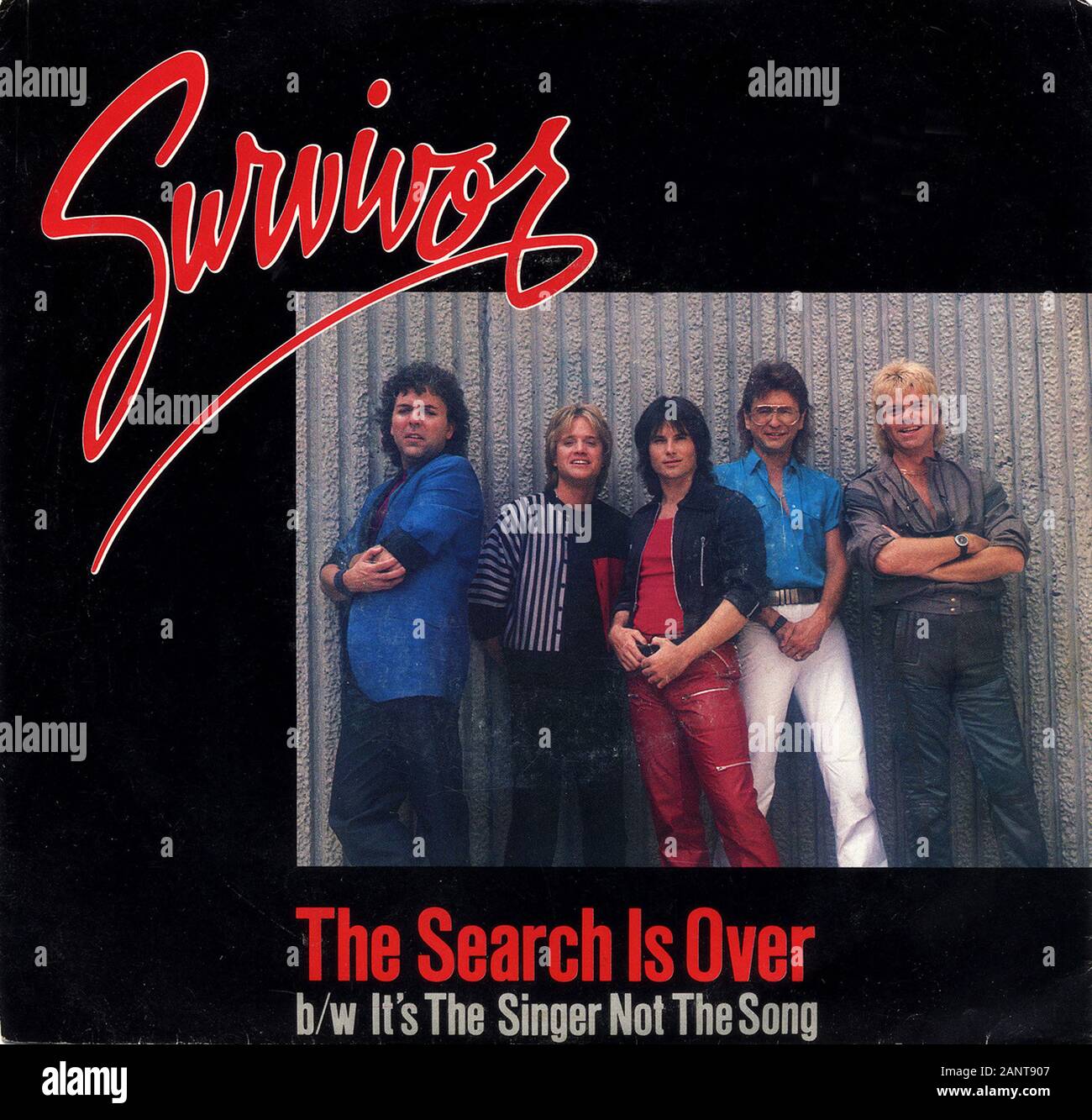 Survivor - The Search Is Over - Classic vintage vinyl album Stock Photo ...