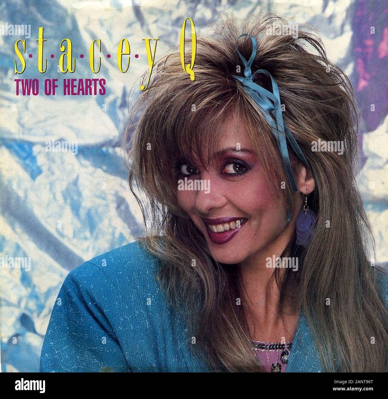 Stacey Q - Two Of Hearts - Classic vintage vinyl album Stock Photo - Alamy