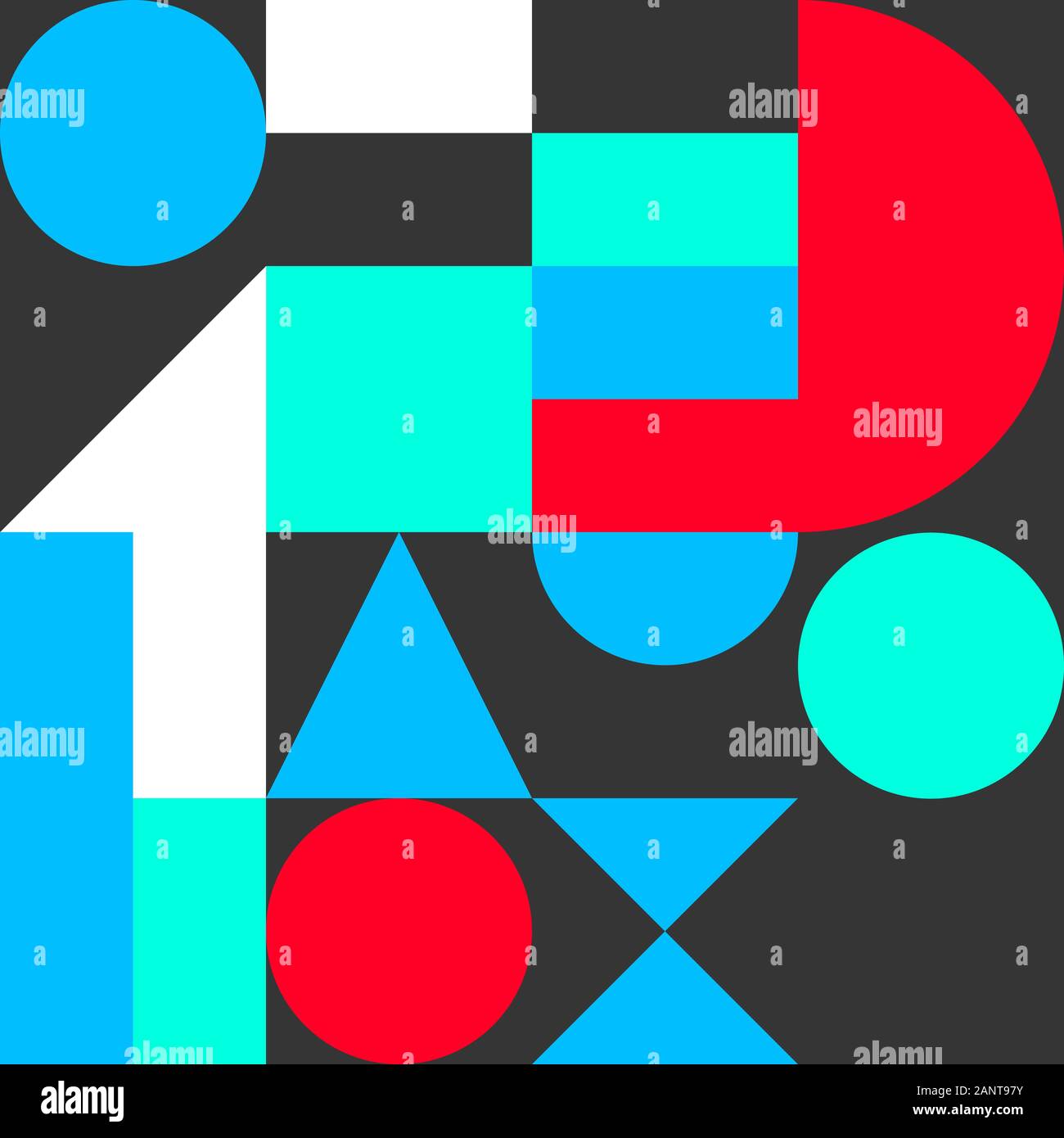 Bauhaus shapes hi-res stock photography and images - Alamy