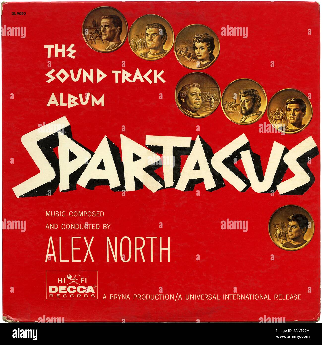Spartacus - Classic vintage vinyl album Stock Photo - Alamy