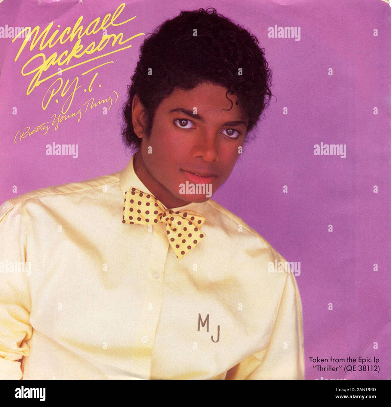 P.Y.T. (Pretty Young Thing) - Classic vintage vinyl album Stock Photo ...