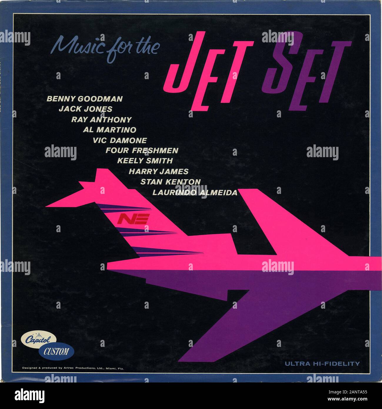 Music for the Jet Set - Classic vintage vinyl album Stock Photo - Alamy
