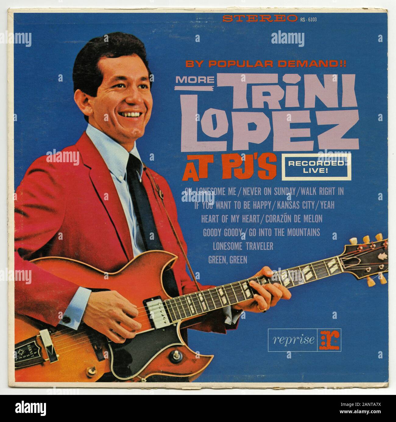More Trini Lopez at PJ's - Classic vintage vinyl album Stock Photo - Alamy