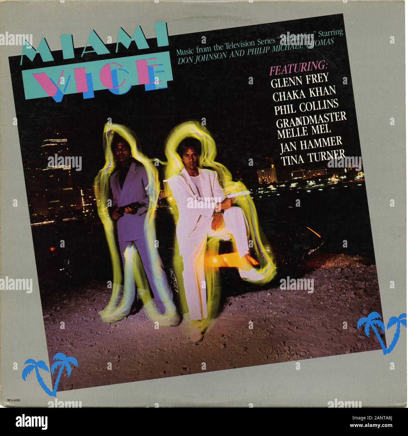 Miami Vice - Classic vintage vinyl album Stock Photo - Alamy