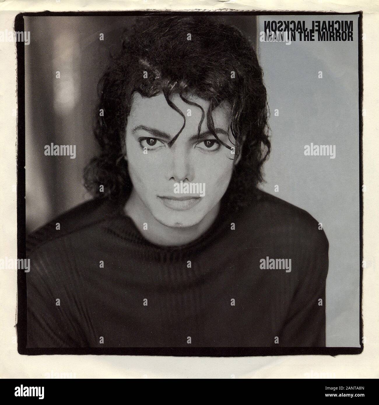 Michael Jackson - Man In The Mirror - Classic vintage vinyl album Stock ...