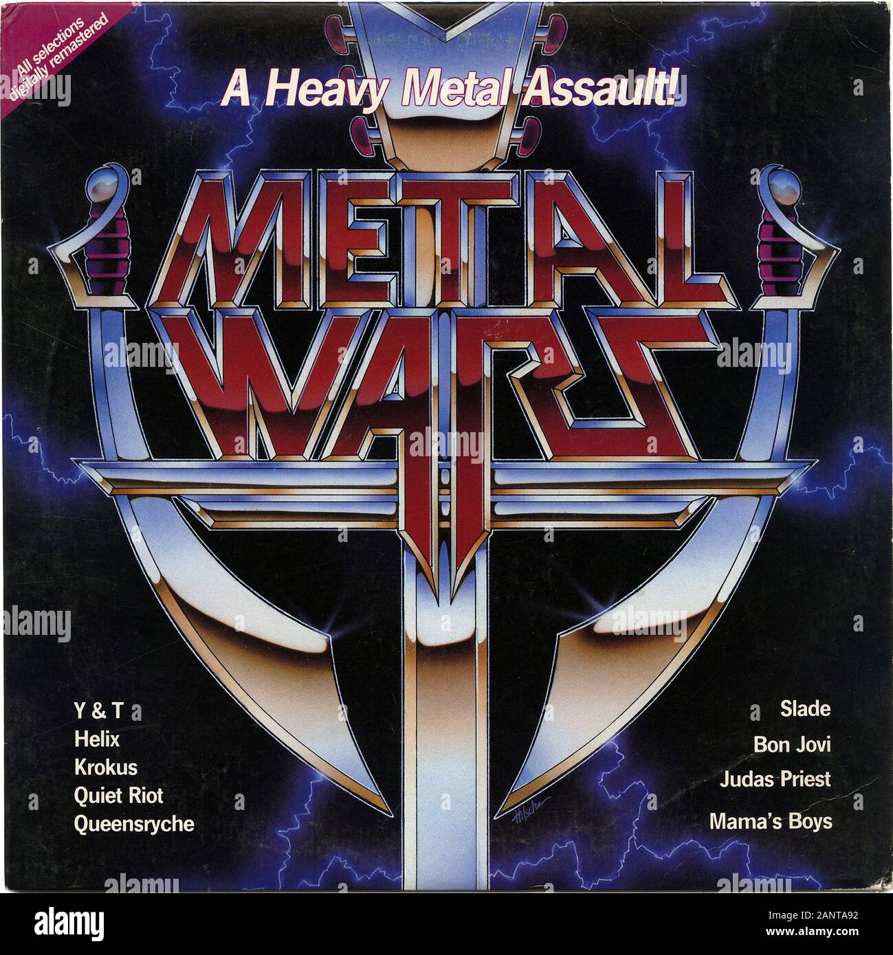 Metal Wars - Classic vintage vinyl album Stock Photo - Alamy