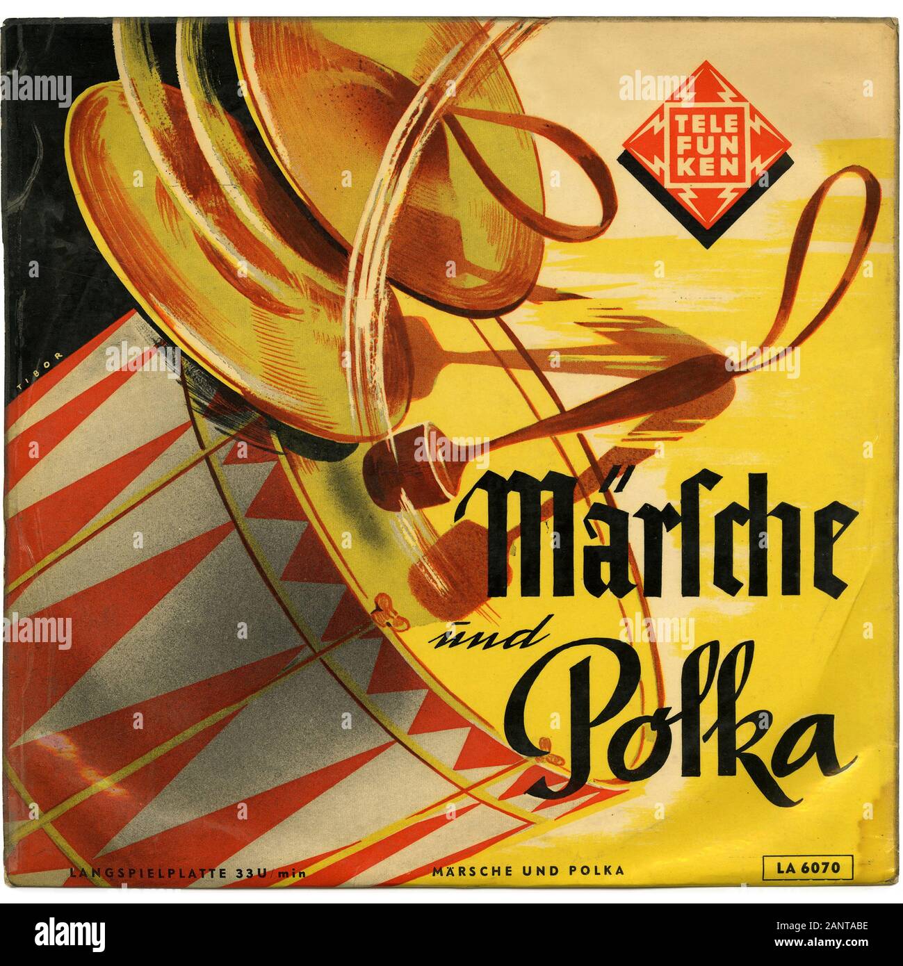 Märsche Und Polka - Classic vintage vinyl album Stock Photo - Alamy