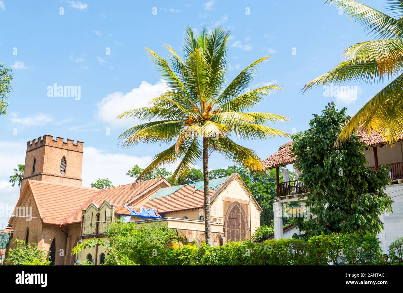 Buildings inside of the complex of Sri Dalada Maligawa or the Temple of ...
