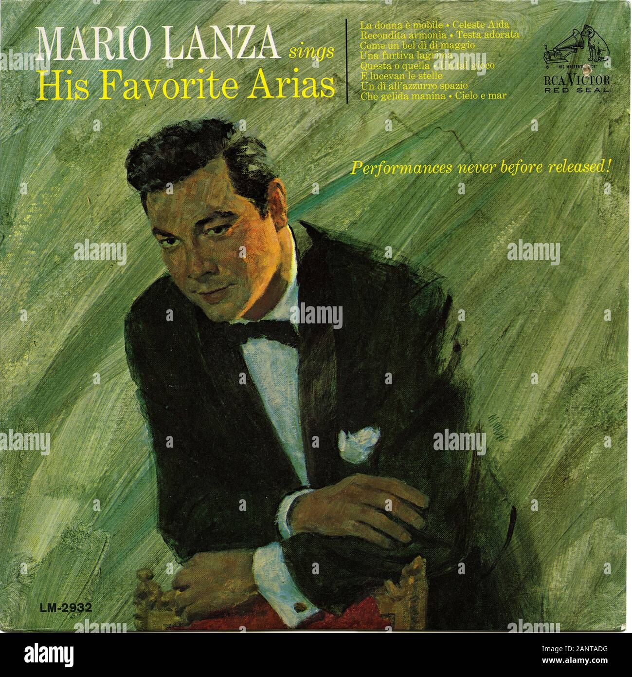 Mario Lanza Sings His Favorite Arias - Classic vintage vinyl album ...